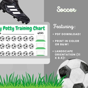 Potty Training Chart, Potty Training Tracker for Kids, Potty Training ...