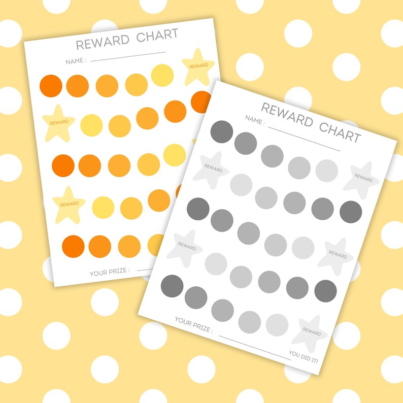 Reward Chart, Reward Chart for Kids, Toddler Chore Chart, Chore Chart ...