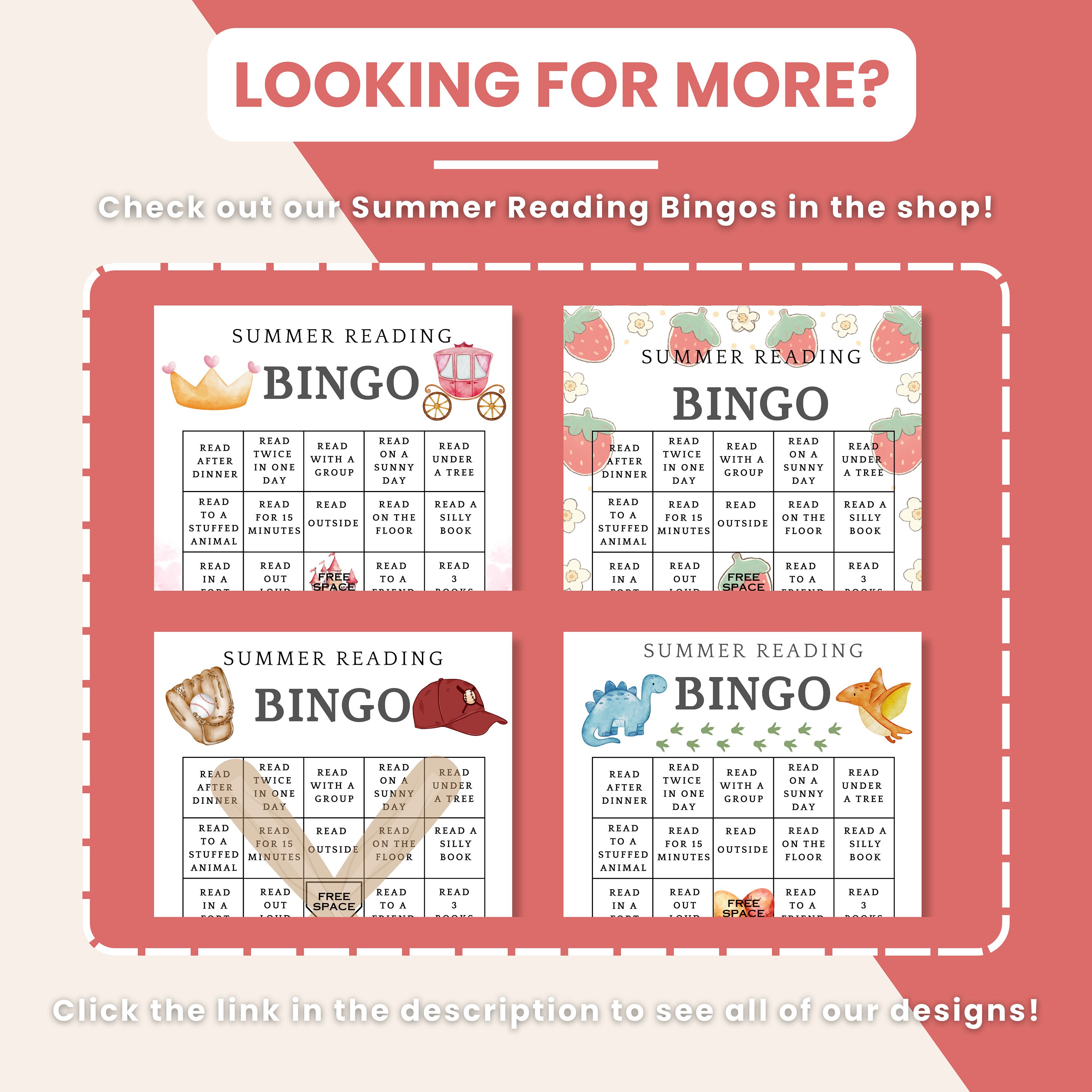 Summer Reading Bingo, Book Tracker, Reading Journal, Bingo Cards ...