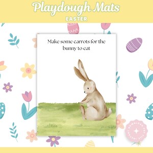 15 Easter Playdough Mats, Printable Play Doh Mat, Busy Book, Easter ...
