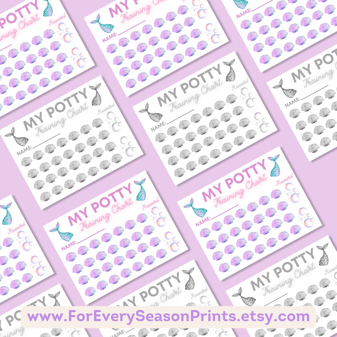 Potty Training Chart, Potty Training Tracker for Kids, Potty Training ...