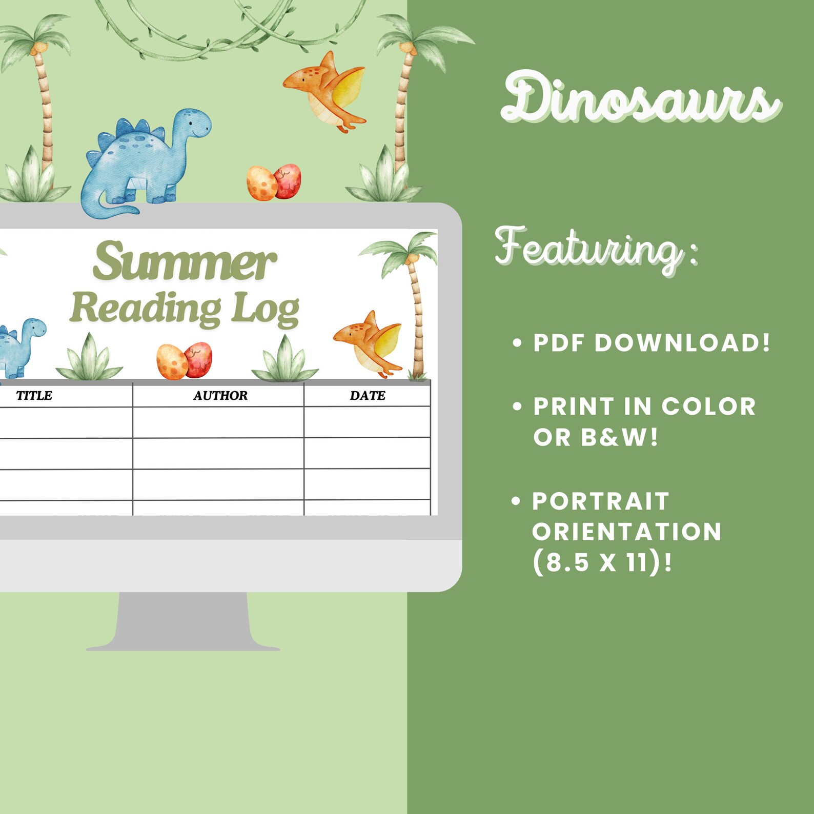 Summer Reading Log, Summer Reading Chart, Summer Reading, Summer ...