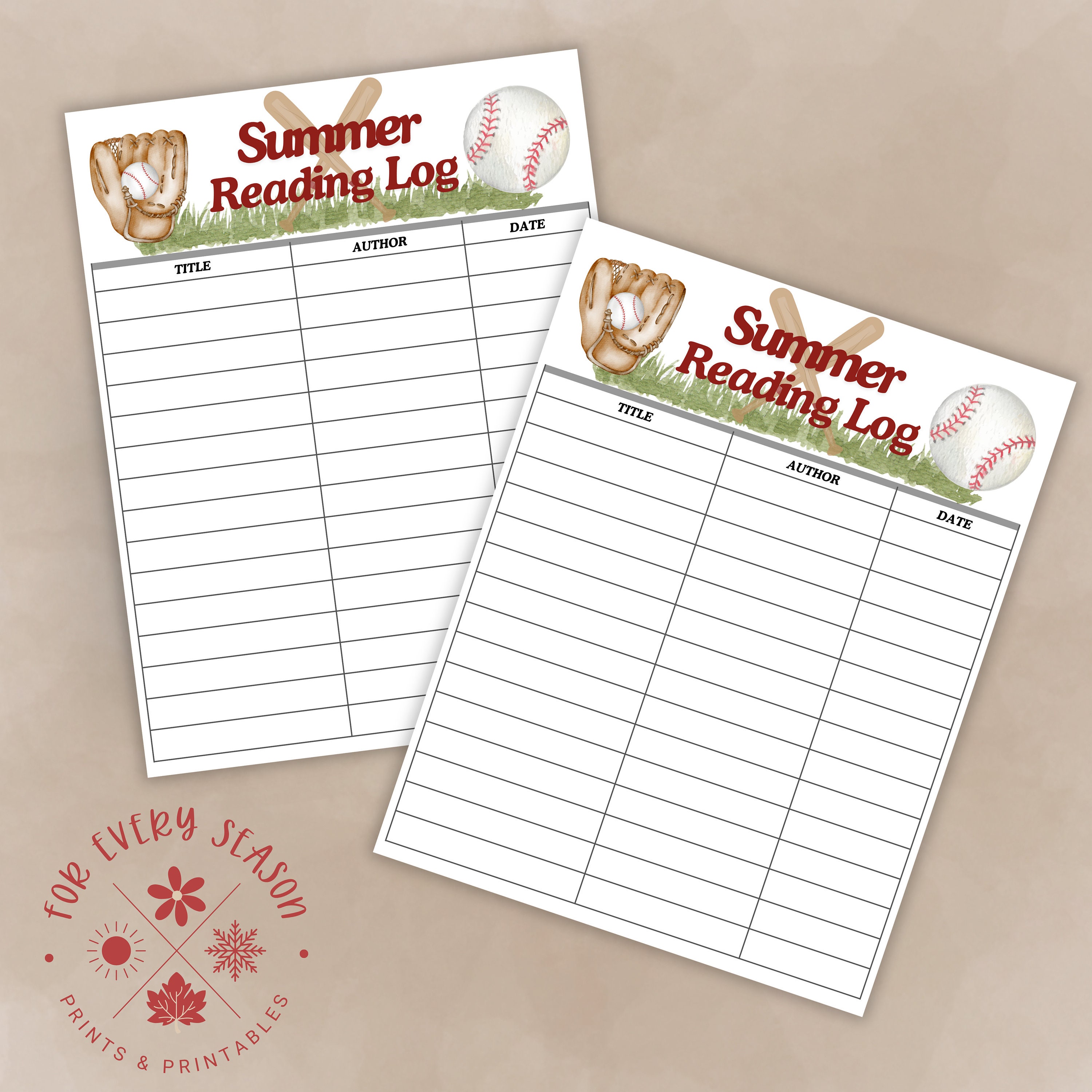 Summer Reading Log, Summer Reading Chart, Summer Reading, Summer ...