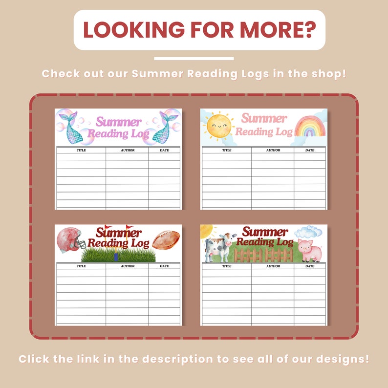 Summer Reading Log, Summer Reading Chart, Summer Reading, Summer ...