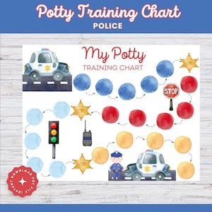 Potty Training Chart, Potty Training Tracker for Kids, Potty Training ...