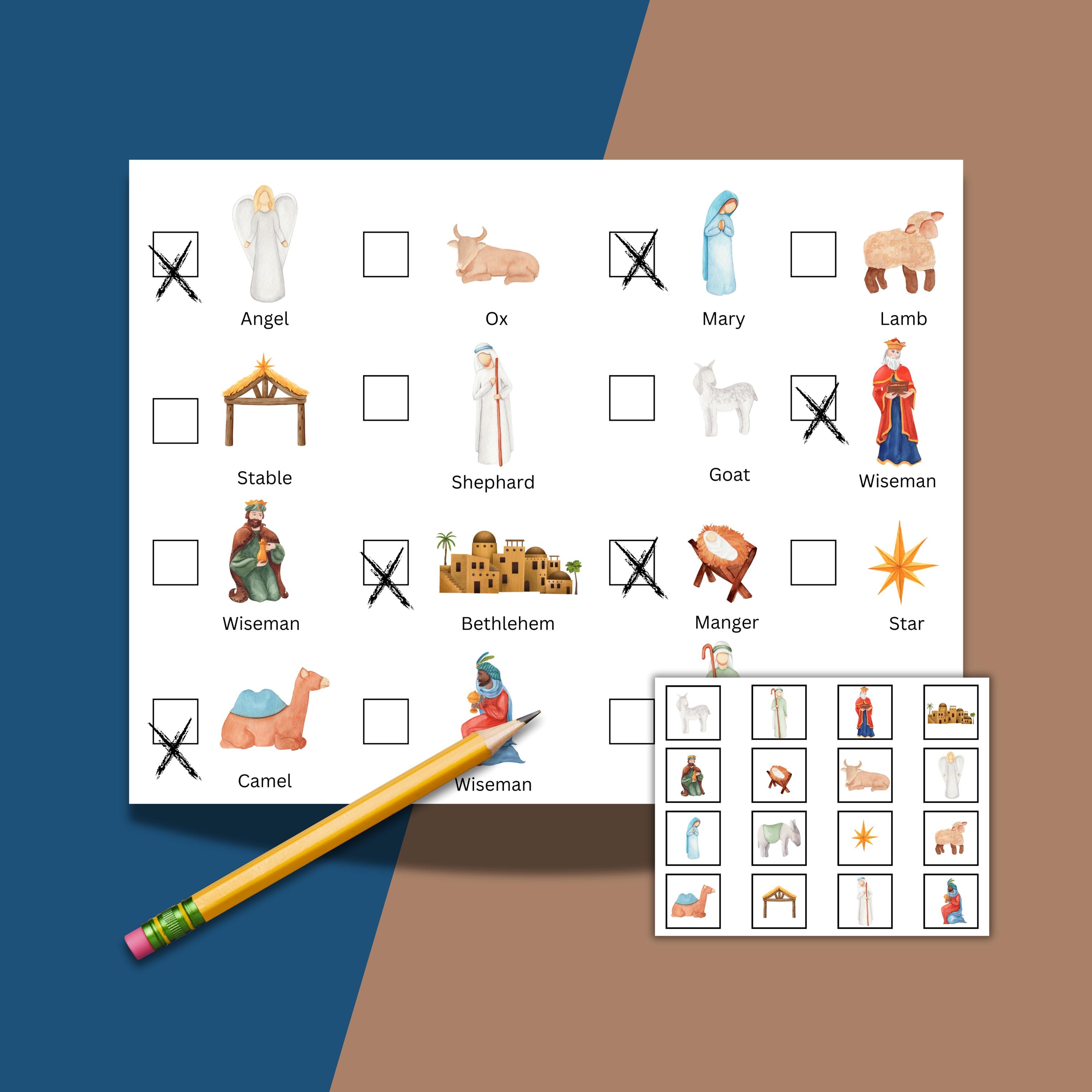 Nativity Scavenger Hunt, Nativity Printable, Nativity Game, Christmas ...