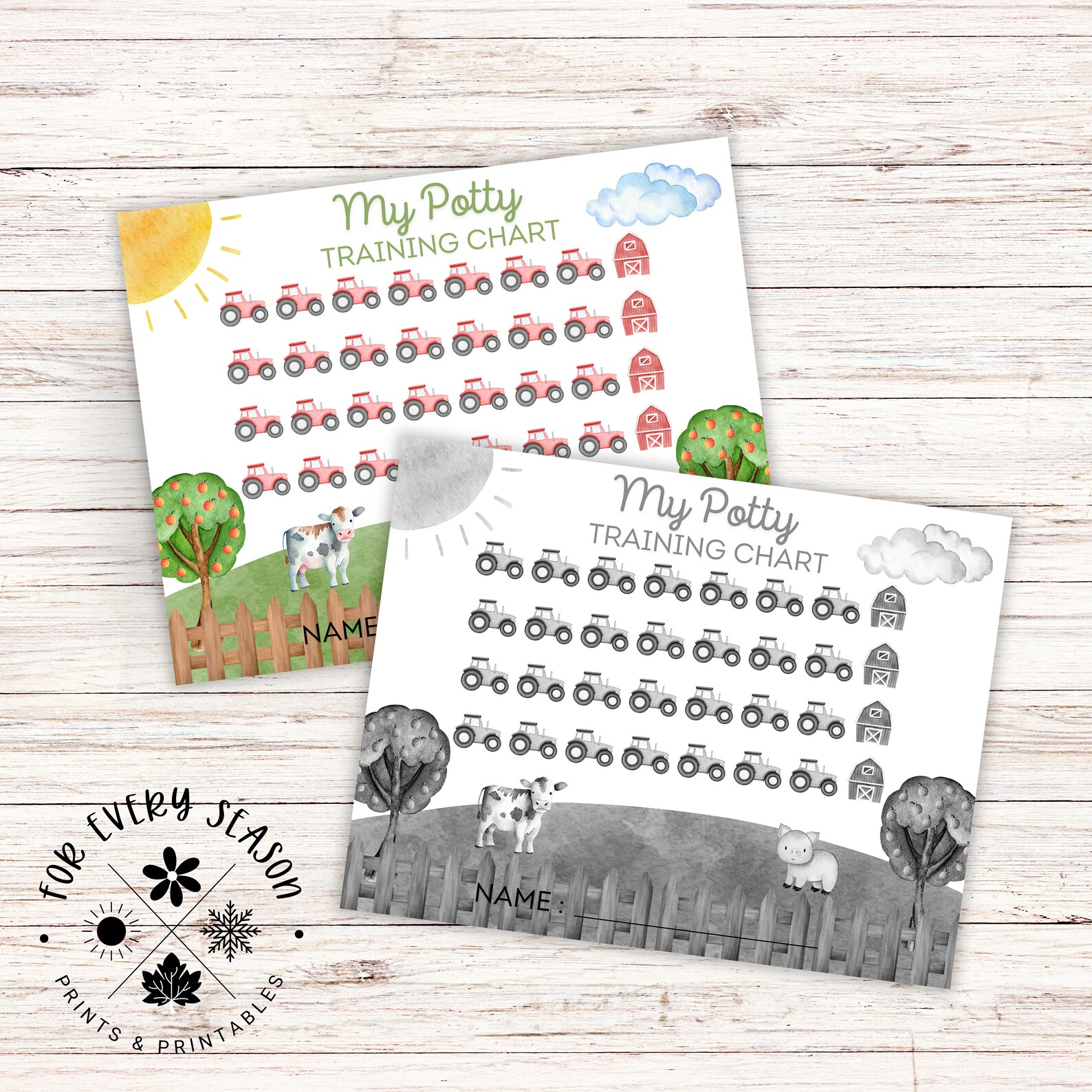 Potty Training Chart, Potty Training Tracker for Kids, Potty Training ...