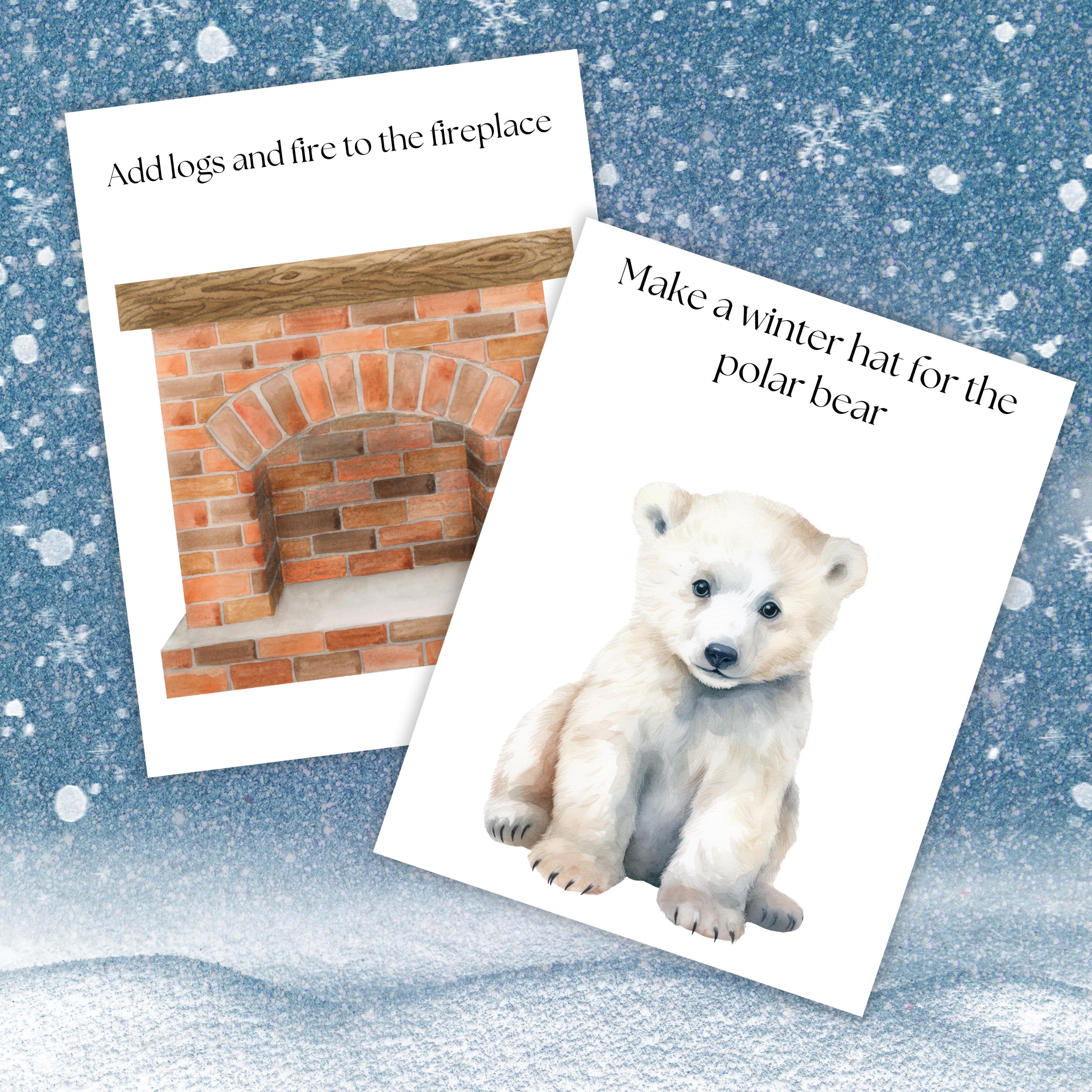 15 Winter Playdough Mats, Printable Play Doh Mat, Busy Book, Winter ...