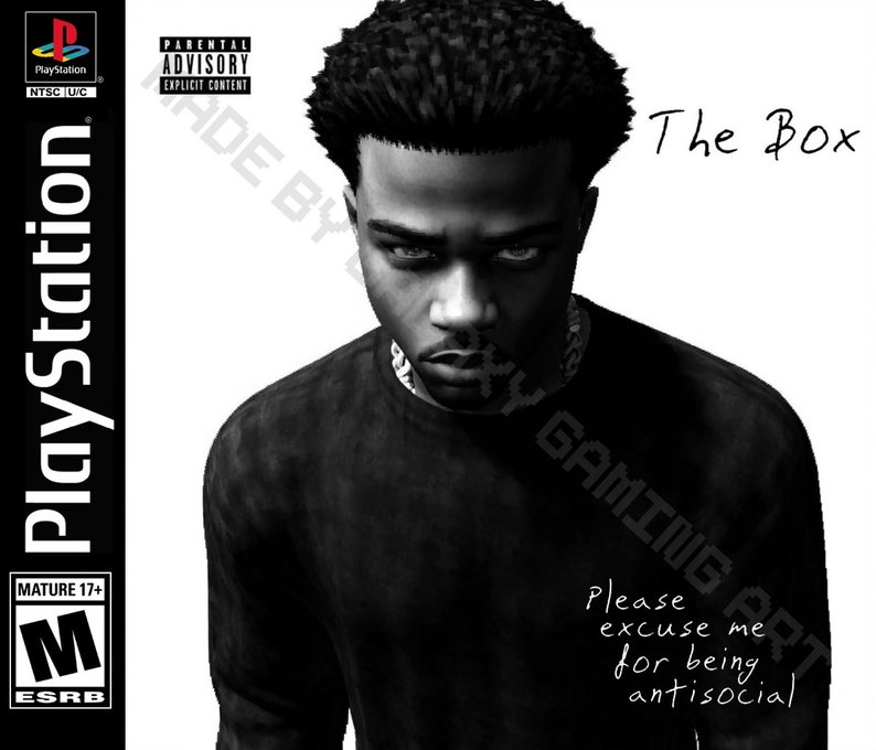 Roddy Rich the Box Printable Digital File PS2 Style Cover Art Nostalgic ...