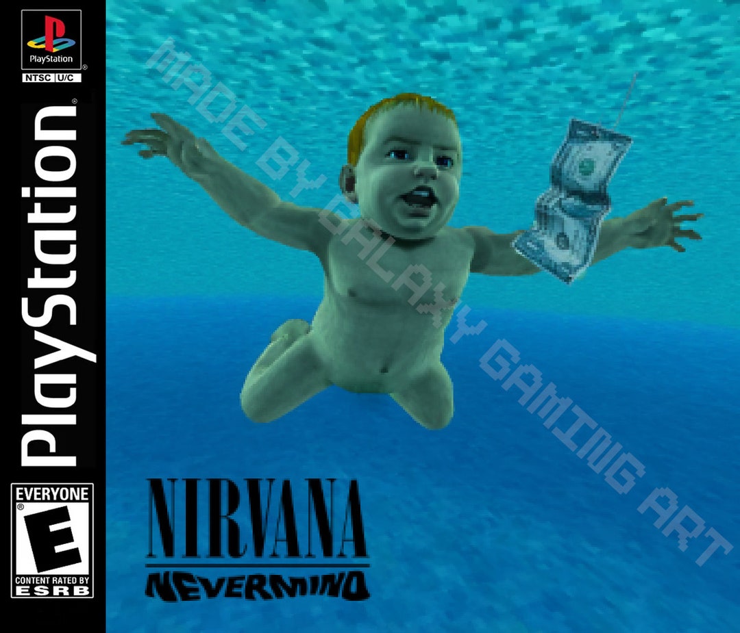 Nevermind Printable Digital File PS2 Style Cover Art Nostalgic Artwork - Etsy UK