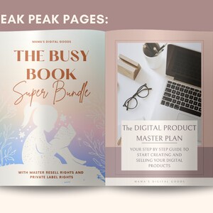 The Busy Book Super Bundle the Digital Product Master Plan - Etsy