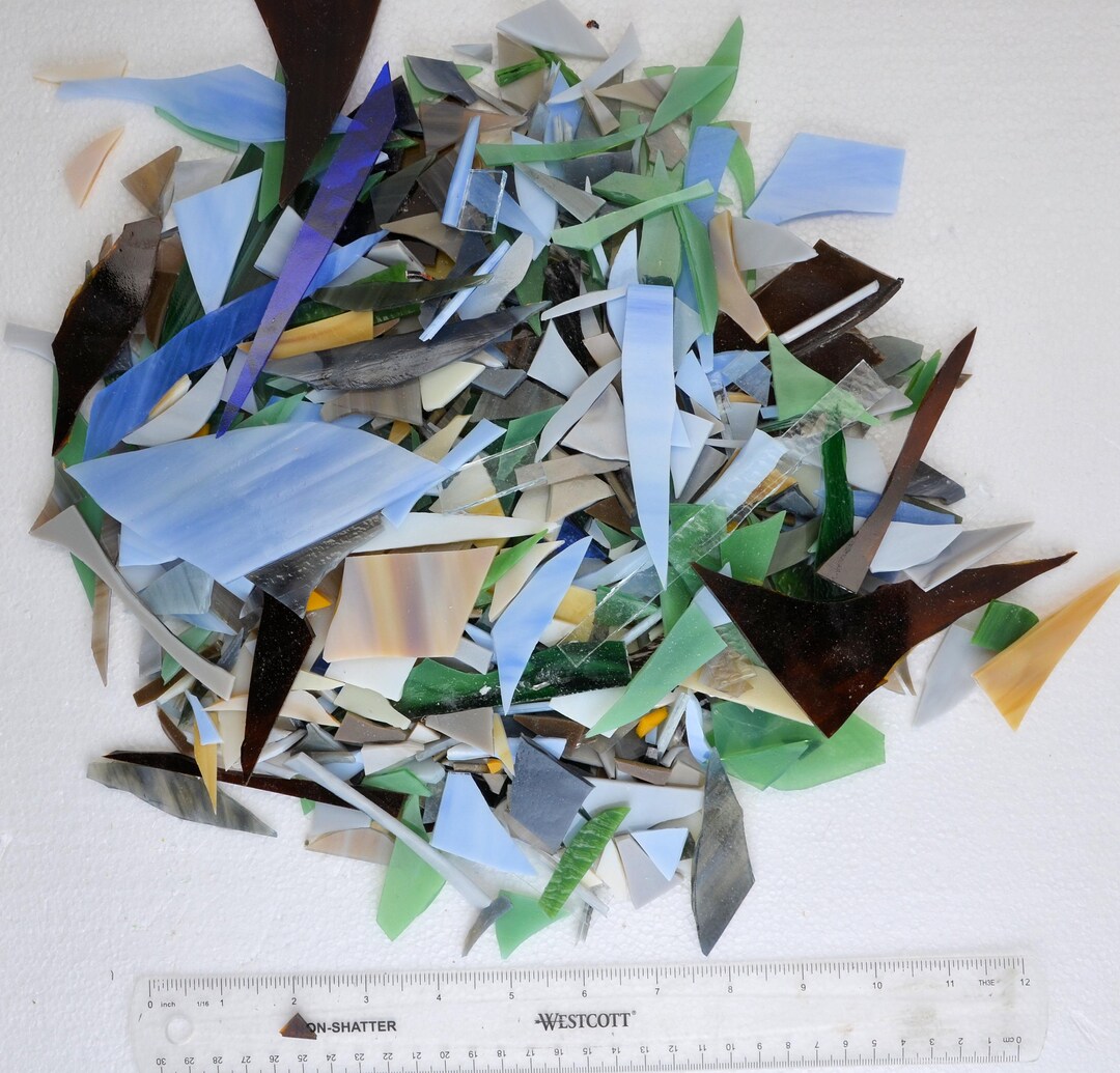 Scrap Stained Glass (3 Lb, 1 Oz) - Etsy