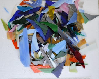 Scrap Stained Glass (3 Lb, 9 Oz) - Etsy