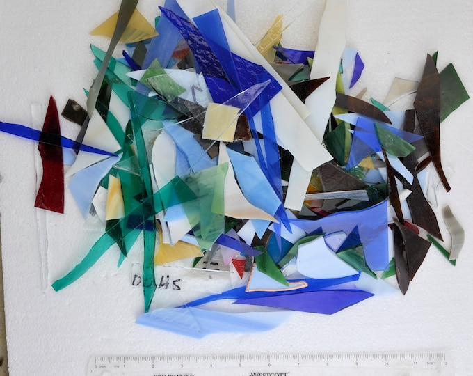 Scrap Stained Glass (3 Lb, 9 Oz) - Etsy