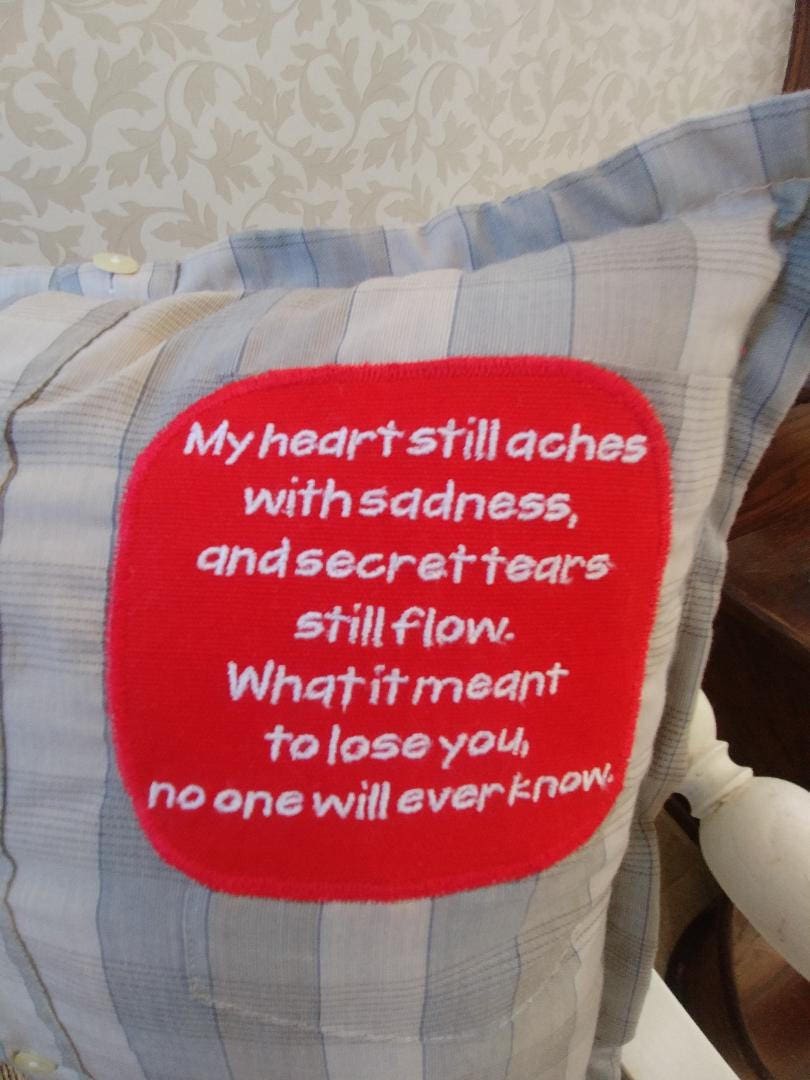 Bereavement Pillow Bereavement Gift Shirt Pillow Memorial | Etsy