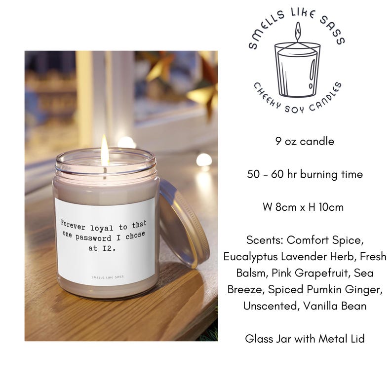 Scented Candles - Cheeky Sarcastic Funny Soy Candle Gift With Sassy ...