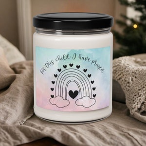 Rainbow Baby Prayer Candle for Infertility - Etsy