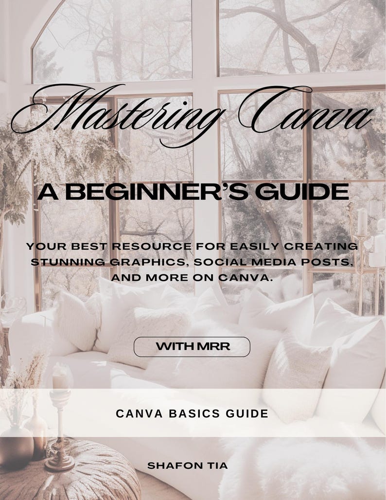 Mastering Canva - A Beginner's Guide - Etsy