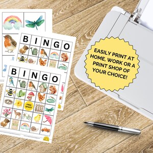 Spring Bingo Game, Printable Seasonal Board Game for Seniors, Activity ...
