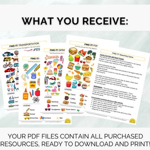 Find It Picture Search Game, Eye Spy, Search and Find, Hidden Picture ...