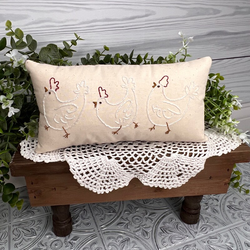 Chicken Throw Pillow - Etsy