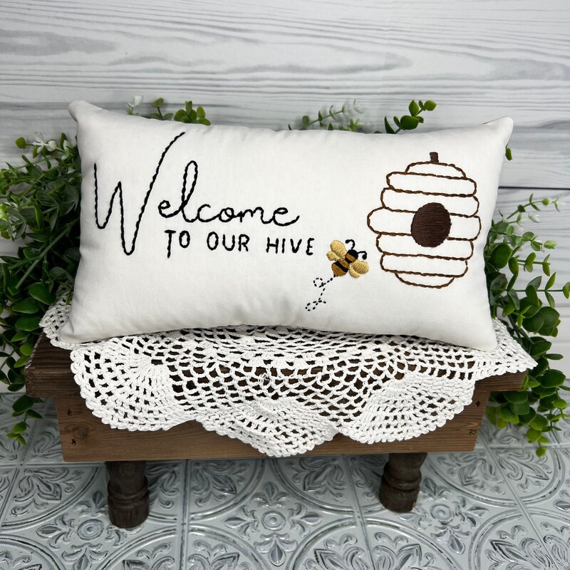 Bee Pillow - Etsy