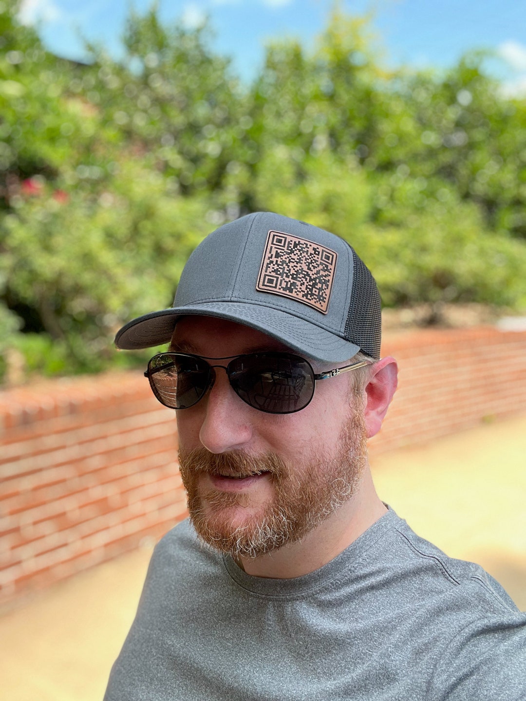 Show Me Them T******! Patch QR Code Trucker Hat Fun & Unique Message ...