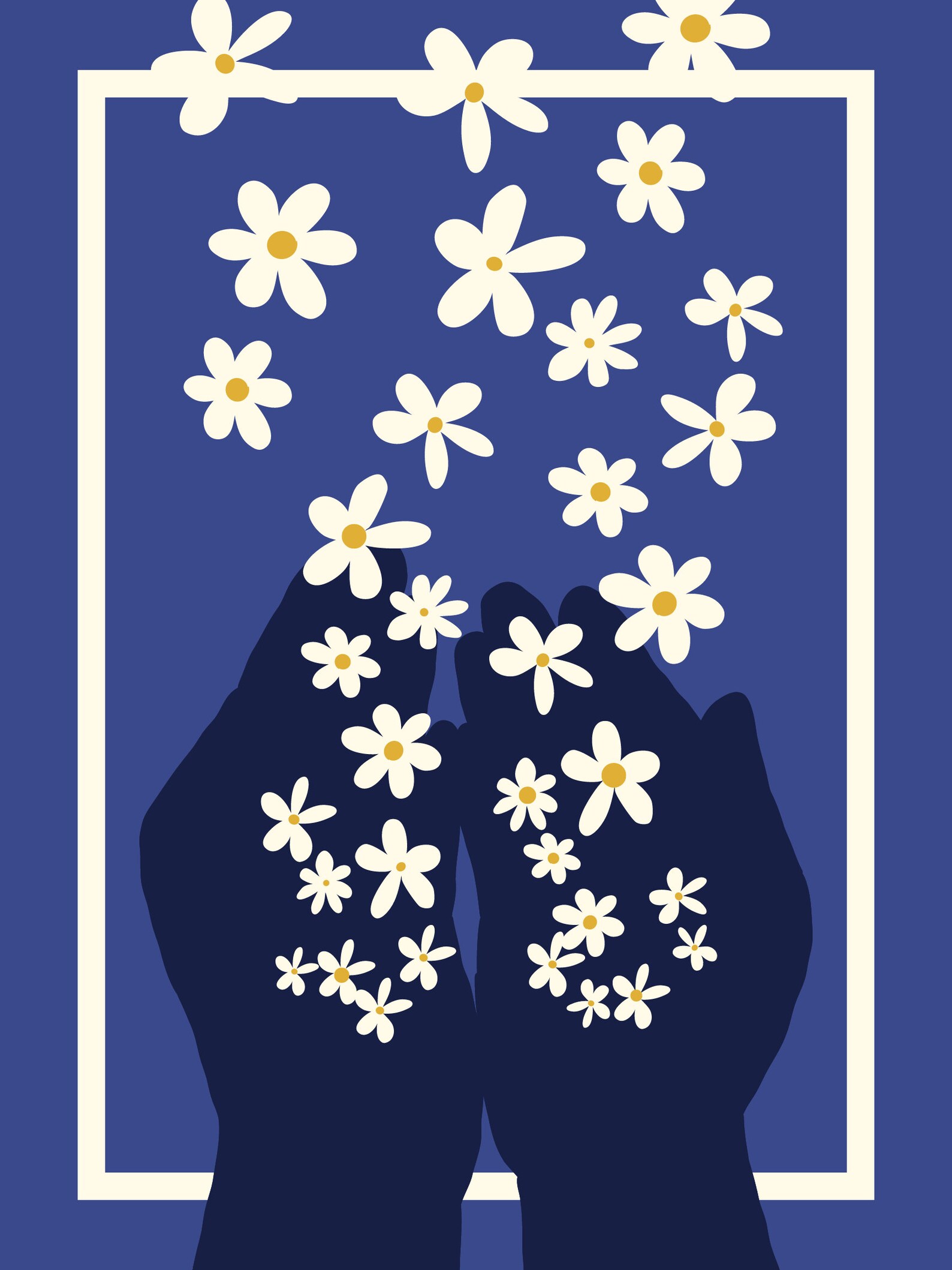 Blue Poster Collection, Set of 6, Eclectic, Cute, Drink Print, Wall ...