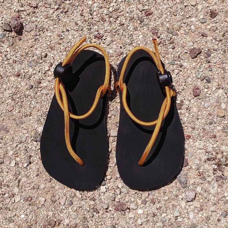 Brown Minimalist Sandals - Etsy