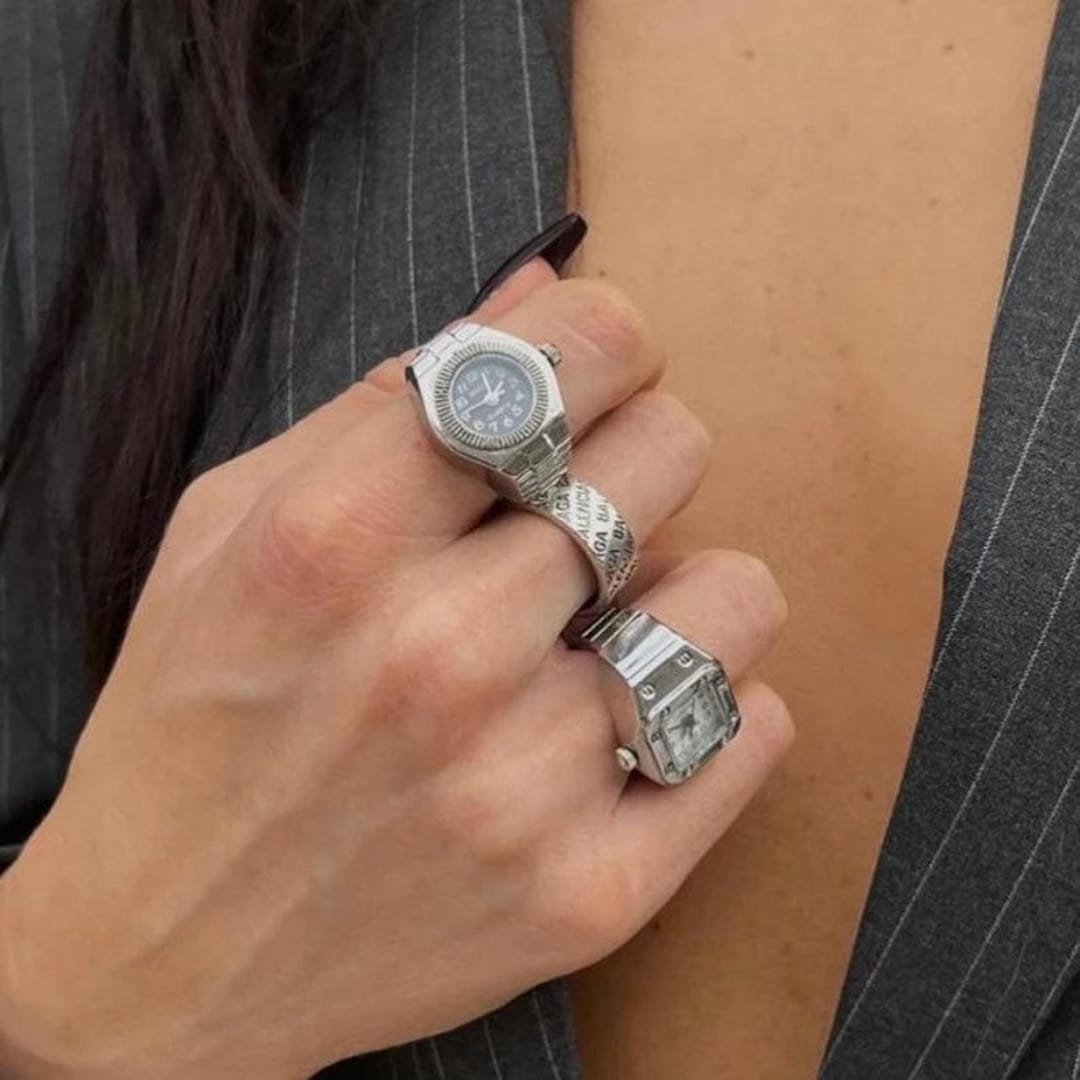 Ring Watch, Jewellery Ring,vintage Watch Ring,mini Watch Ring,custom ...