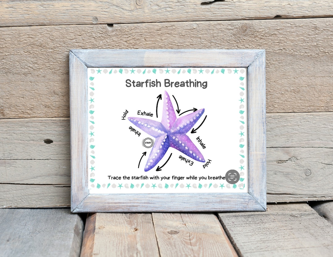 Starfish Breathing Poster - Etsy