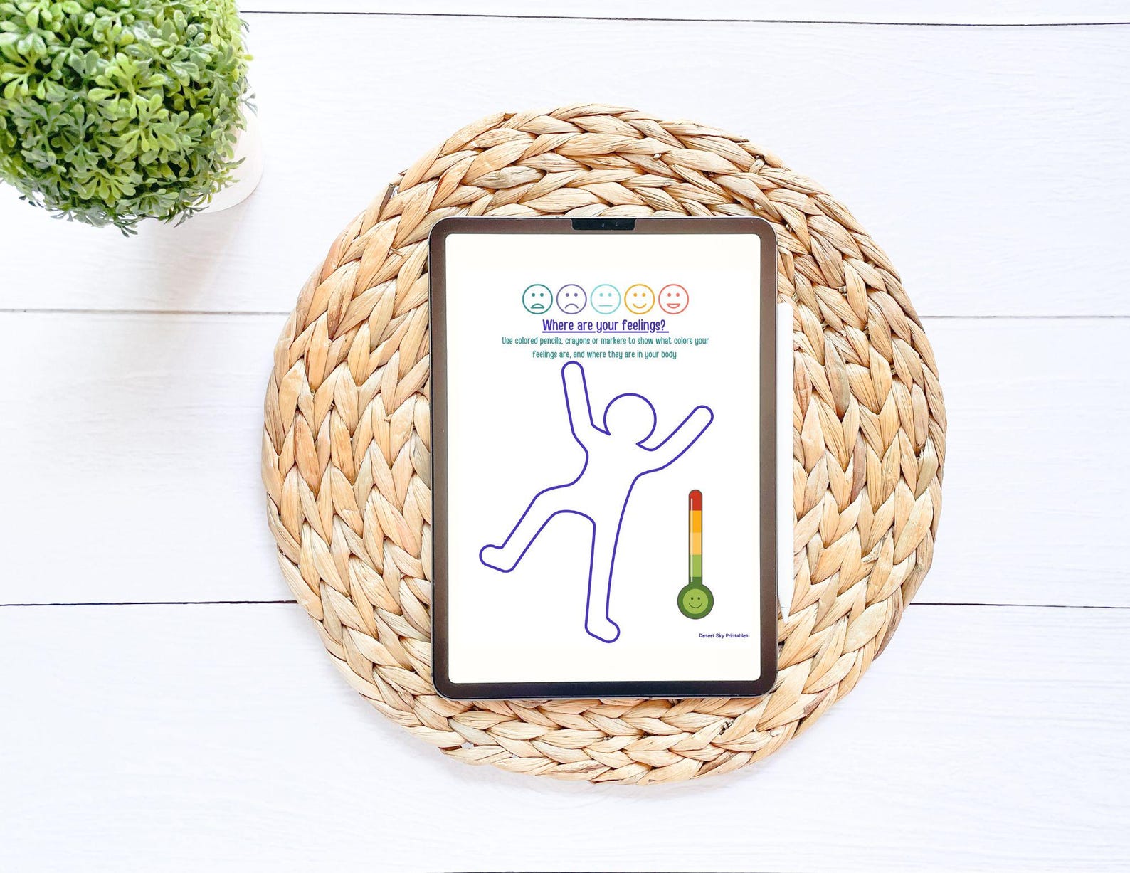 Color Your Feelings Worksheet - Etsy