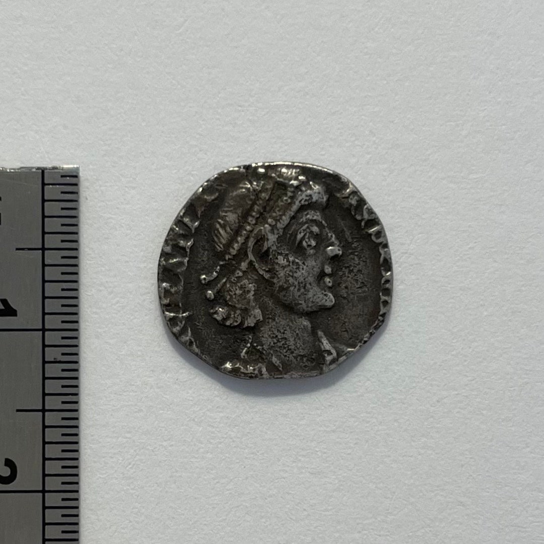 Ancient Roman Silver Coin. Authentic Ancient Roman Silver Siliqua ...