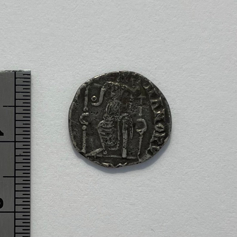 Ancient Roman Silver Coin. Authentic Ancient Roman Silver Siliqua ...
