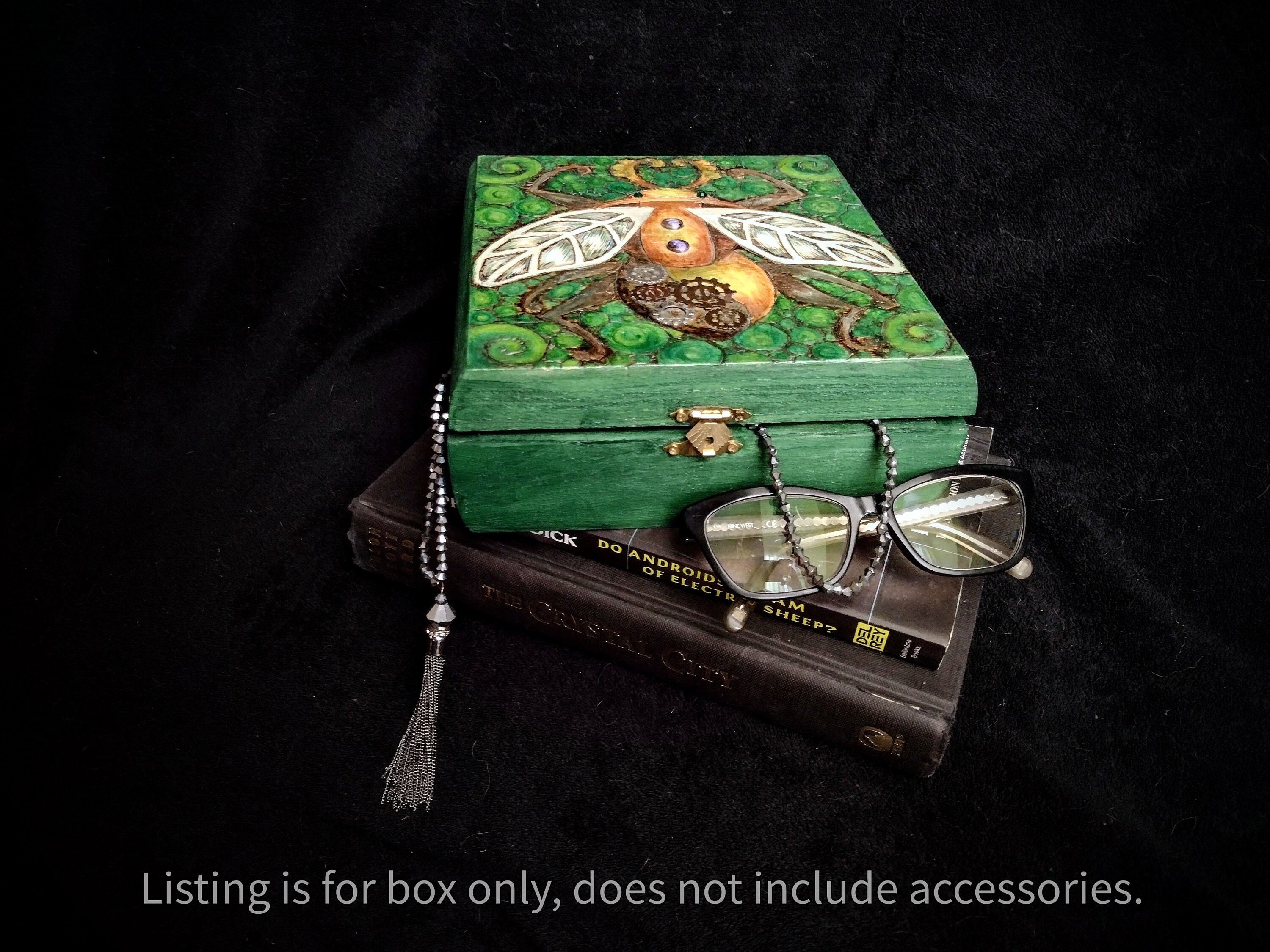 Steampunk Bee Box: a Wood-burned Decorative Home Accent for - Etsy