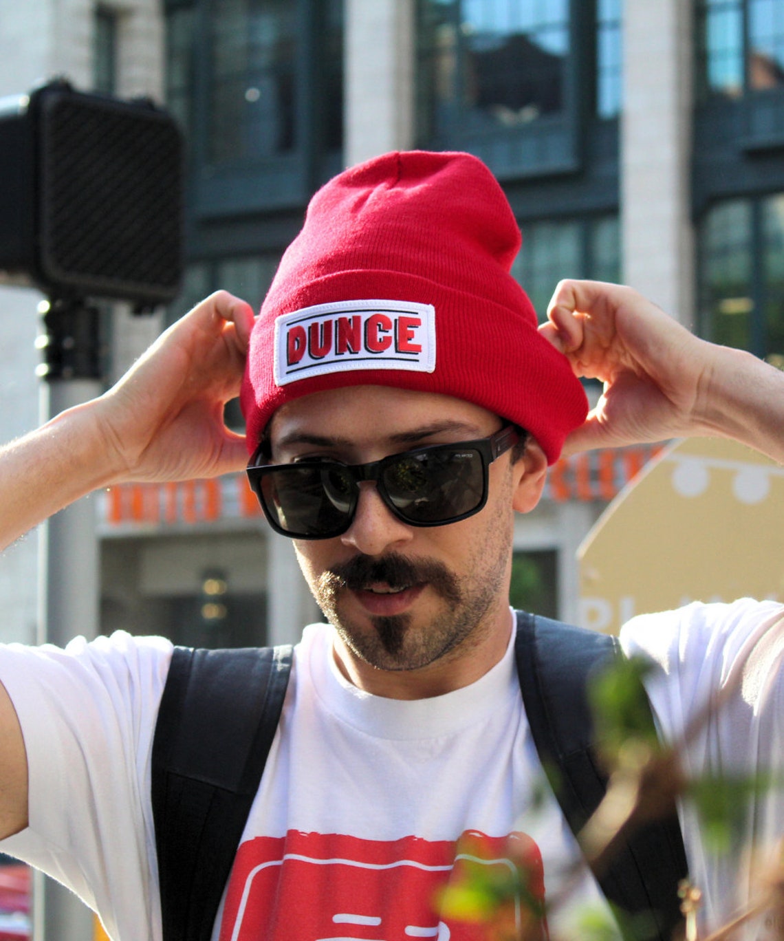 Dunce Cap Beanie - Signature Red - Etsy