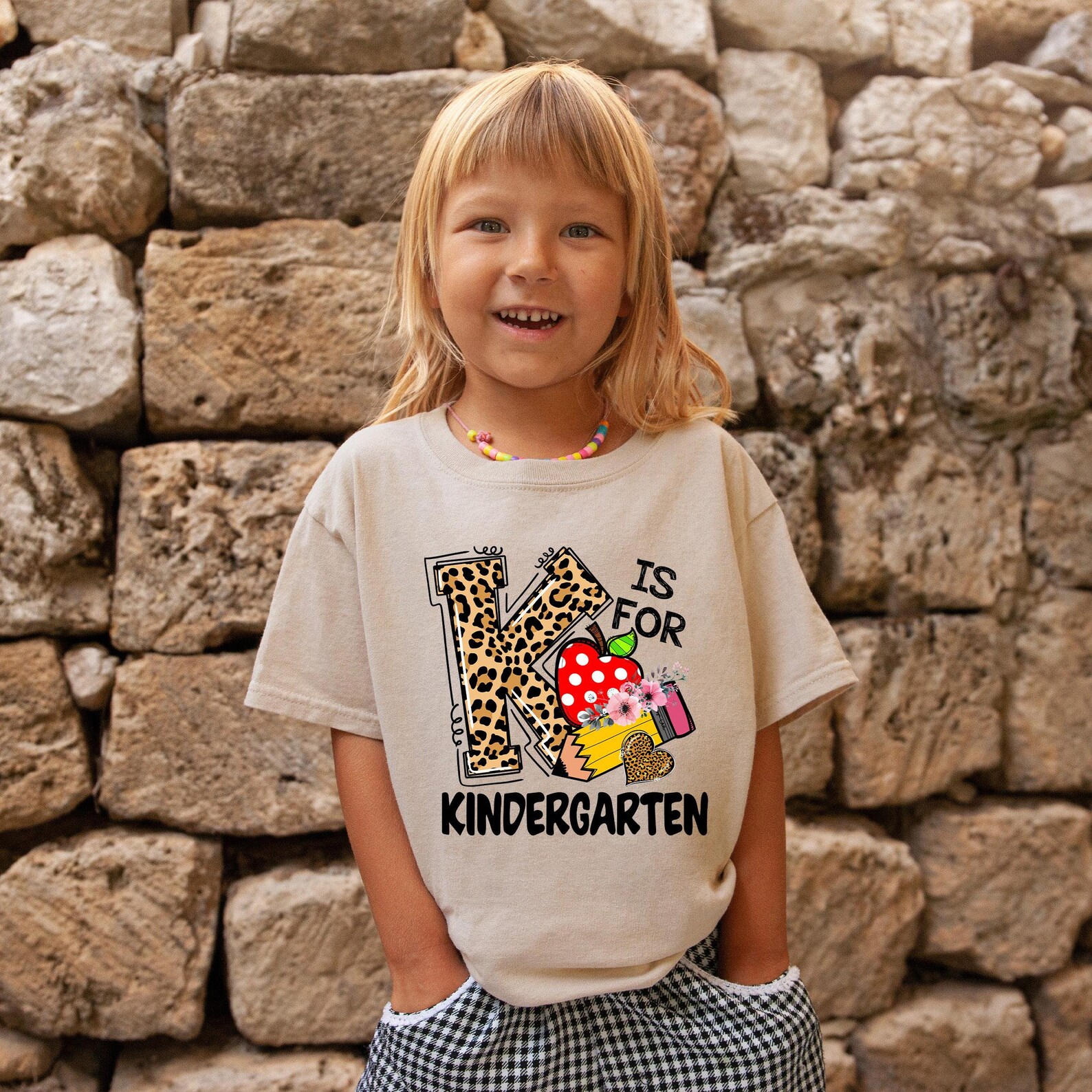 K is for Kindergarten Teacher Shirt, Hello Kindergarten T-shirt, Kinder ...