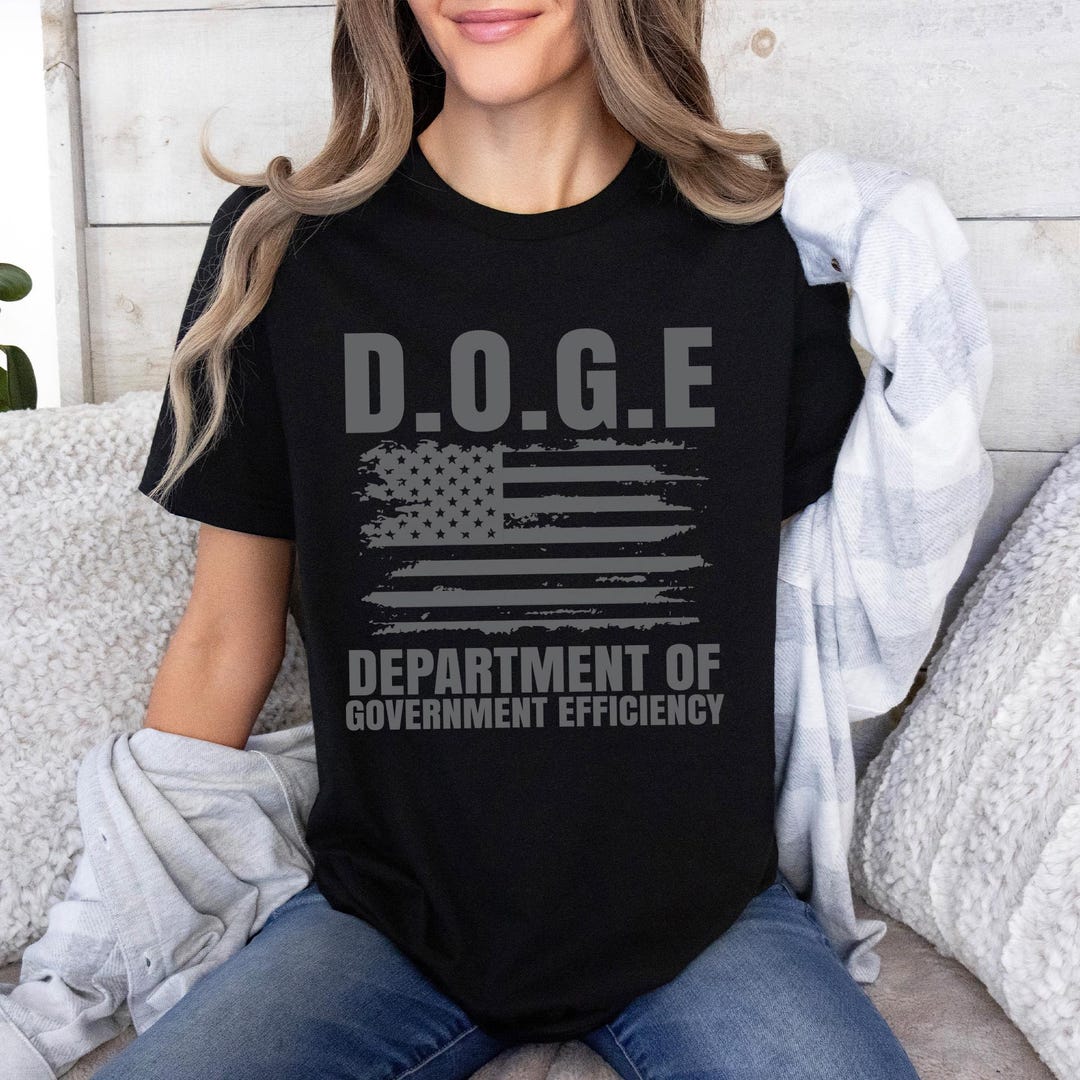 DOGE Government Efficiency T-shirt: Political Satire Humor Tee - Etsy
