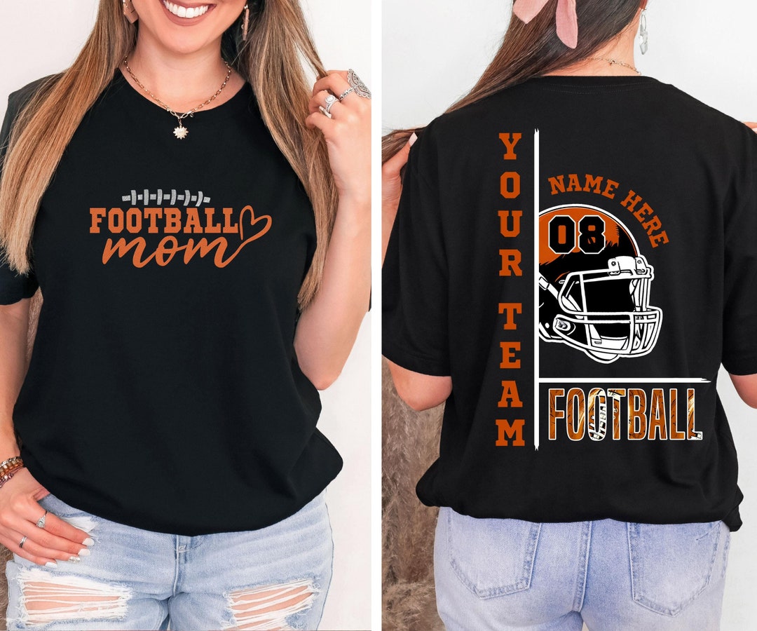 Personalized Football Shirt, Custom Team Your Name and Number Football ...