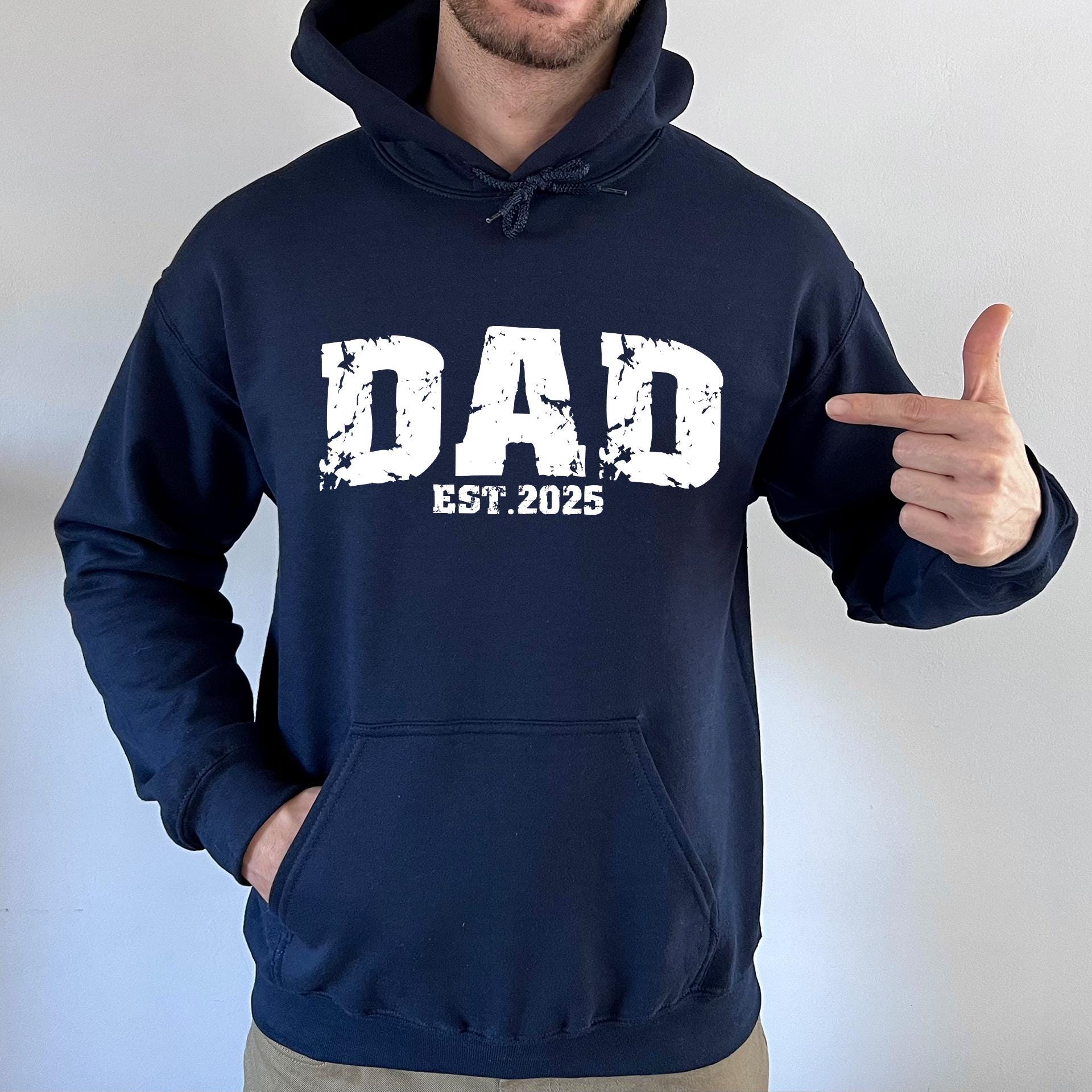 Custom Dad Hoodie, Cute Fathers Day Hoodie, New Dad Hoodie, Custom Dad ...
