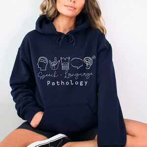 Speech Language Pathologist Hoodie: Unisex SLP Gift - Etsy