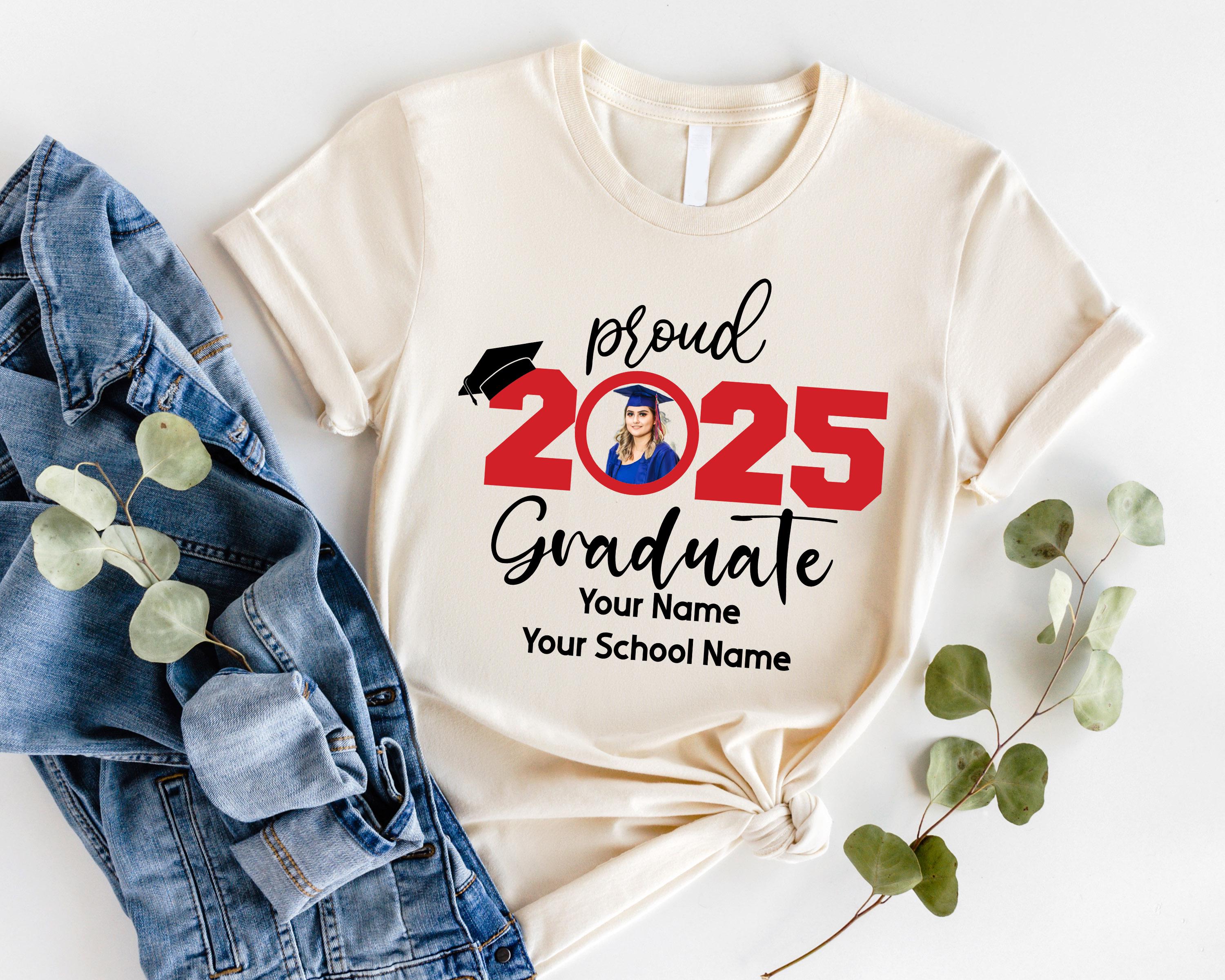 Personalized Graduation T-shirt: Class of 2025 Family Tee - Etsy