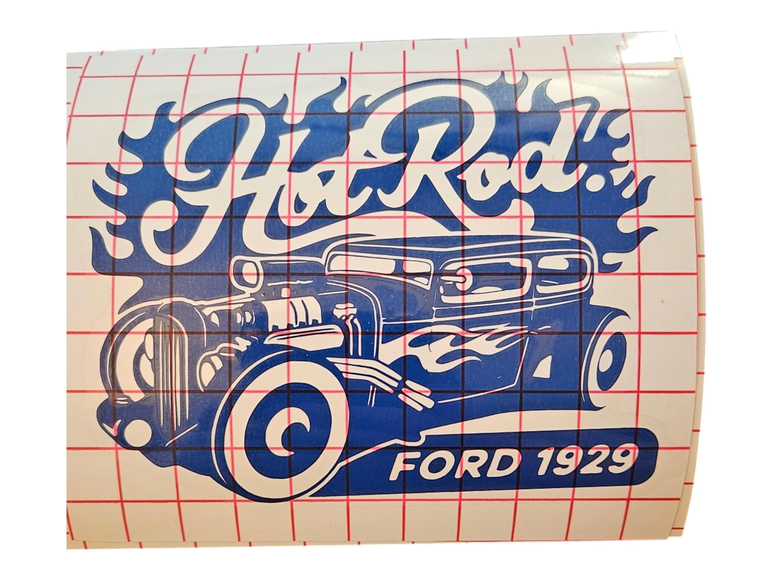 Hot Rod Car Decal - Etsy