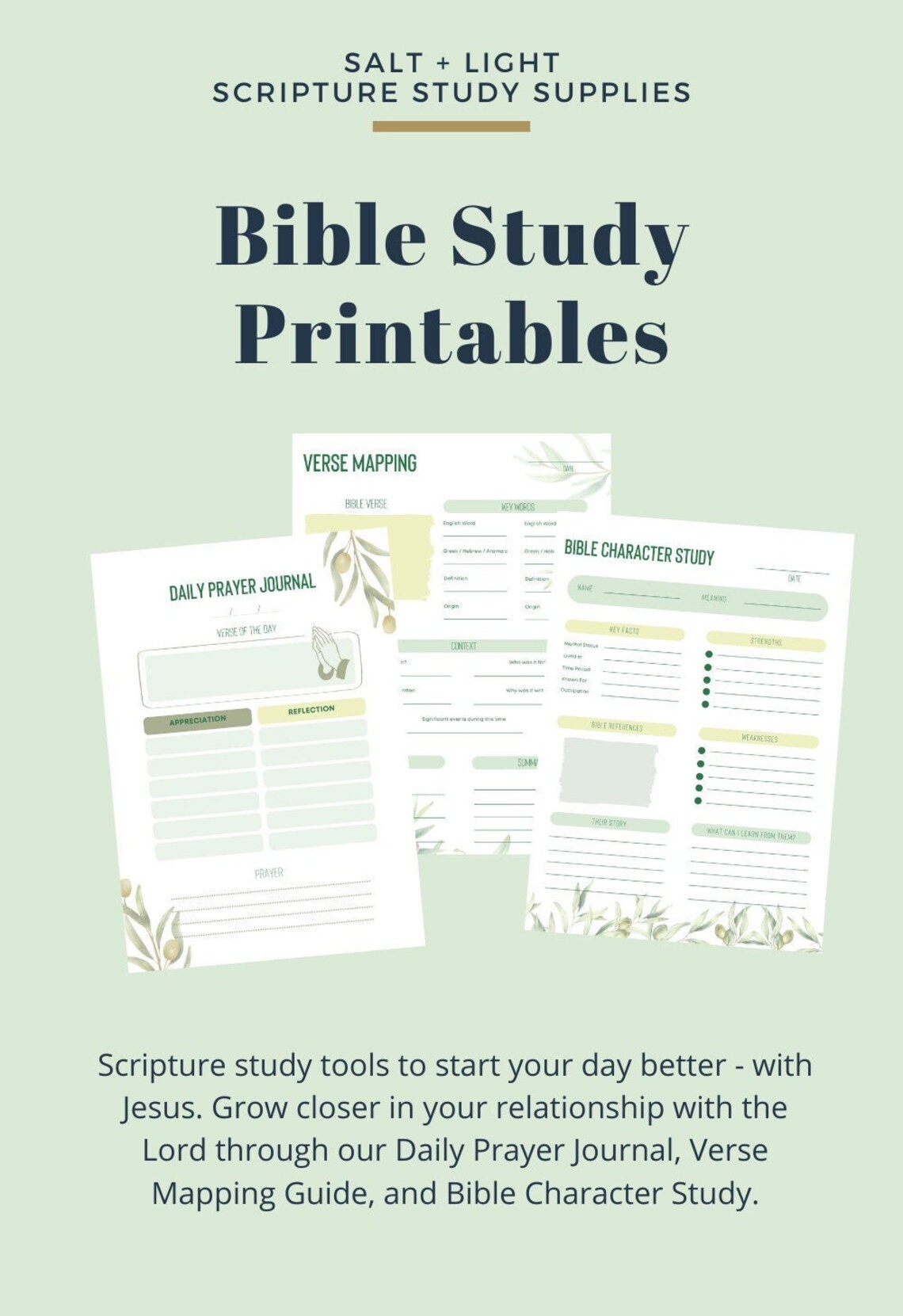 Bible Study Worksheet Bible Study Prayer Guide Printable Bible Study ...