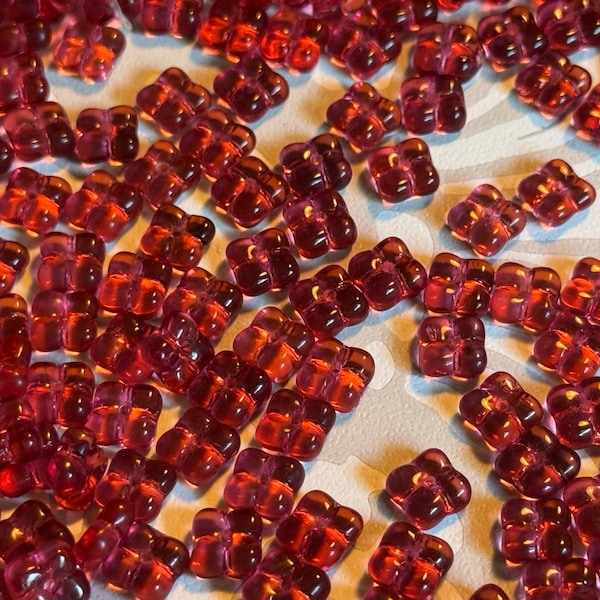 Small Glass Raspberry Beads - Etsy