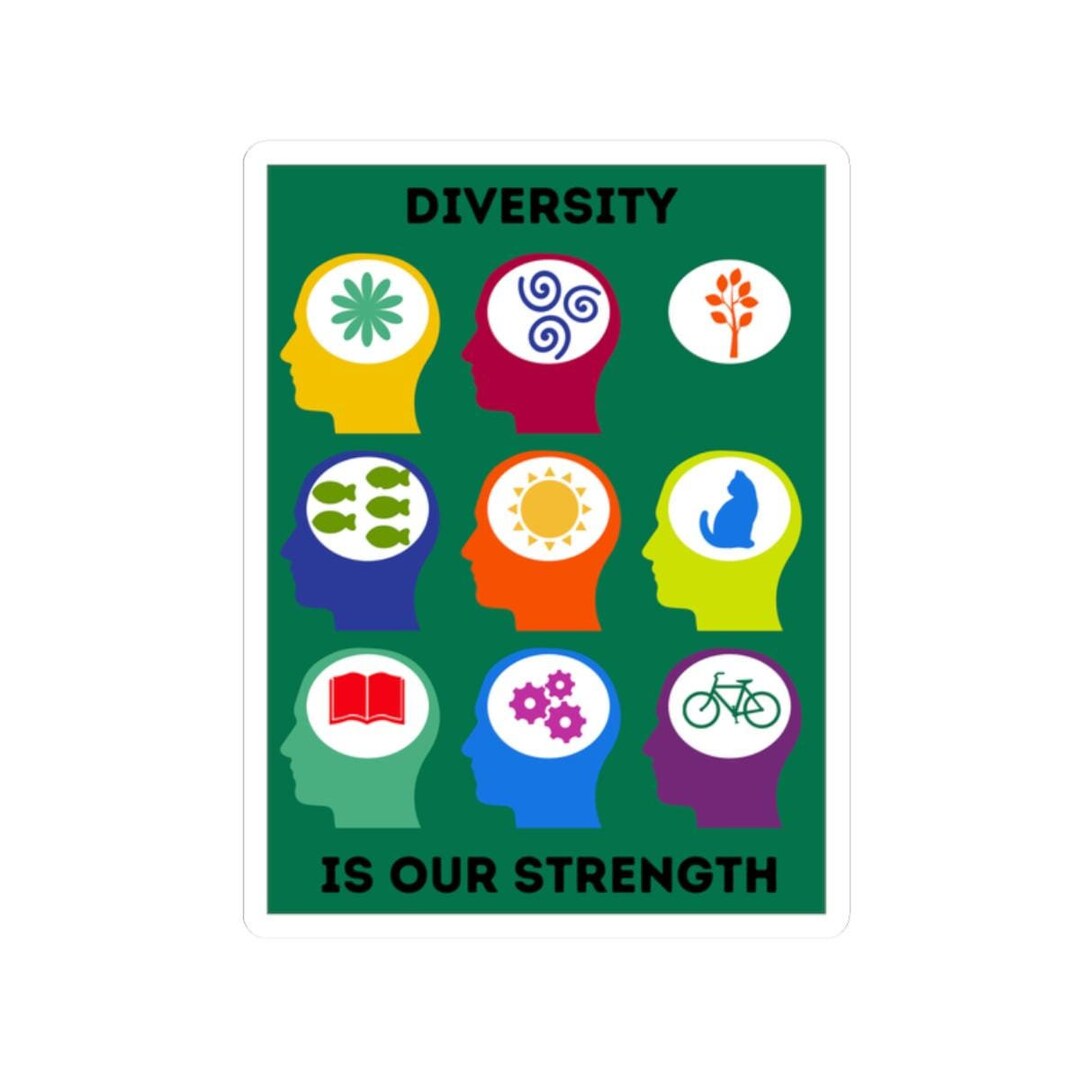 Diversity is Our Strength Sticker - Etsy