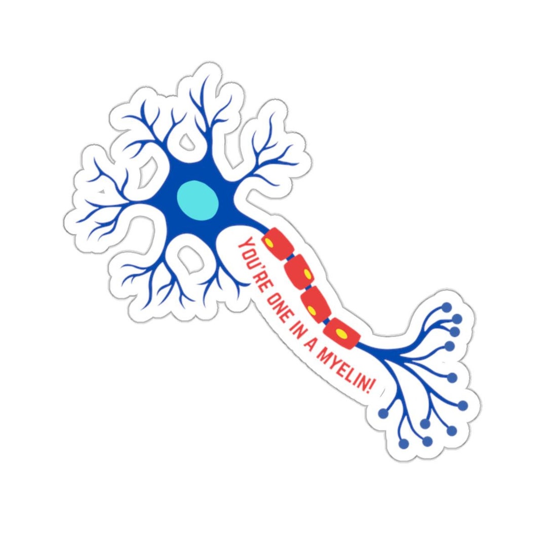 You're One in a Myelin Neuroscience Theme Sticker - Etsy