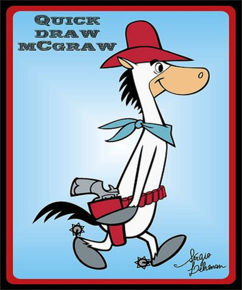 QUICK DRAW MCGRAW 1959 Complete Animated - Etsy