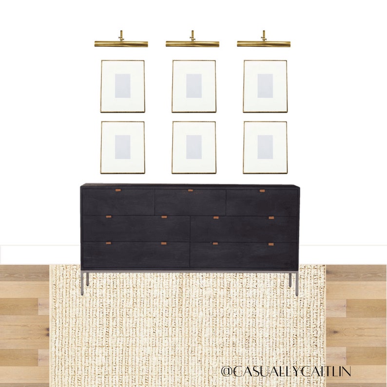 Custom Interior Decorating | Design Board for Entryway | Room Design - Etsy