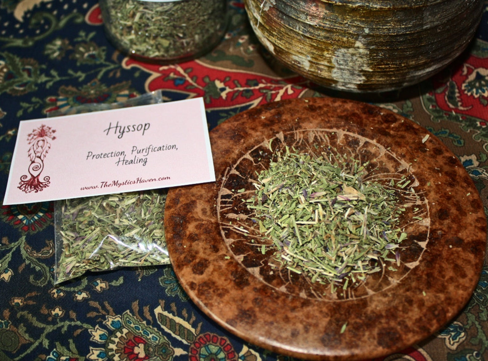Dried Hyssop - Etsy